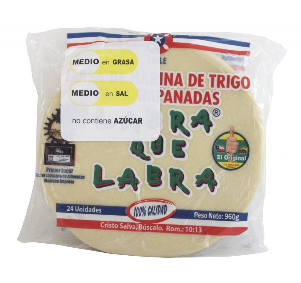 DISCOS P EMPANADAS LABRA Q LABRA 960 GR X 24 U | TIA S.A.